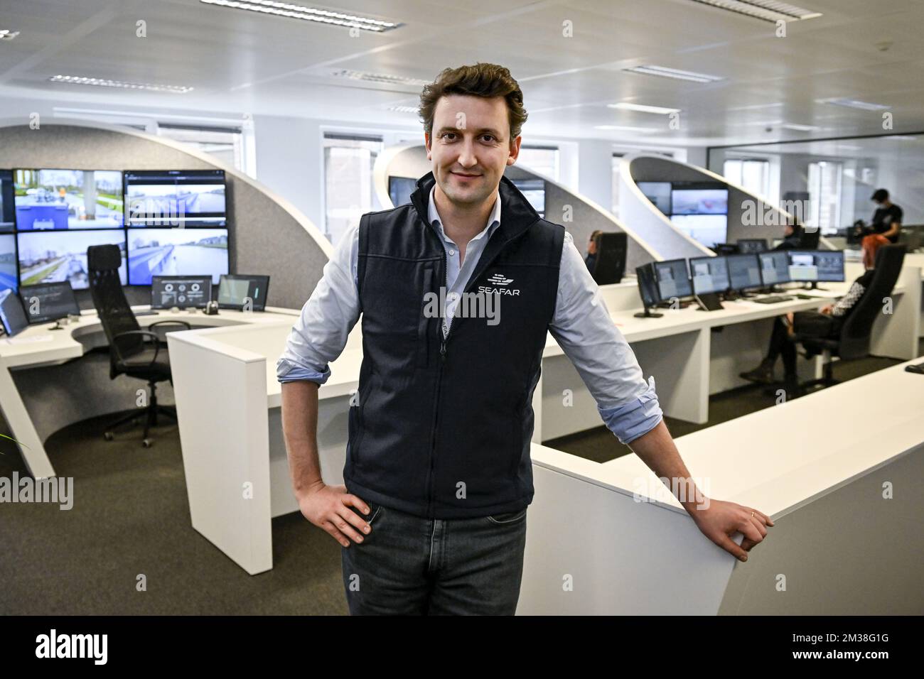 Seafar CEO Louis Robert Cool pictured during a press moment for the ...