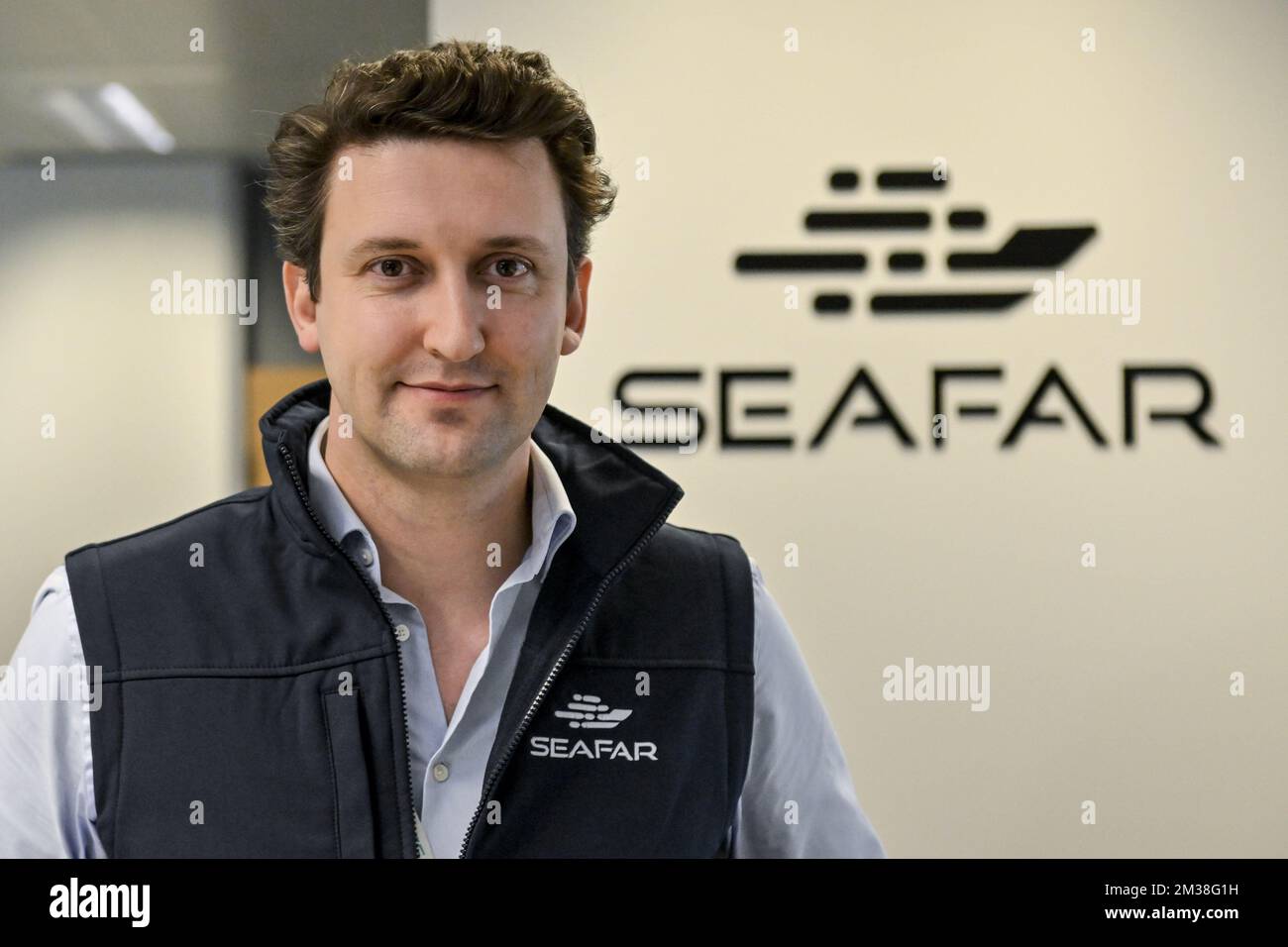 Seafar CEO Louis Robert Cool pictured during a press moment for the ...