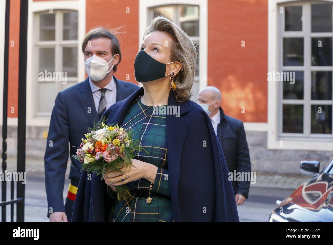 Queen Mathilde of Belgium pictured during a visit to the 'KASK & Conservatorium' music ...