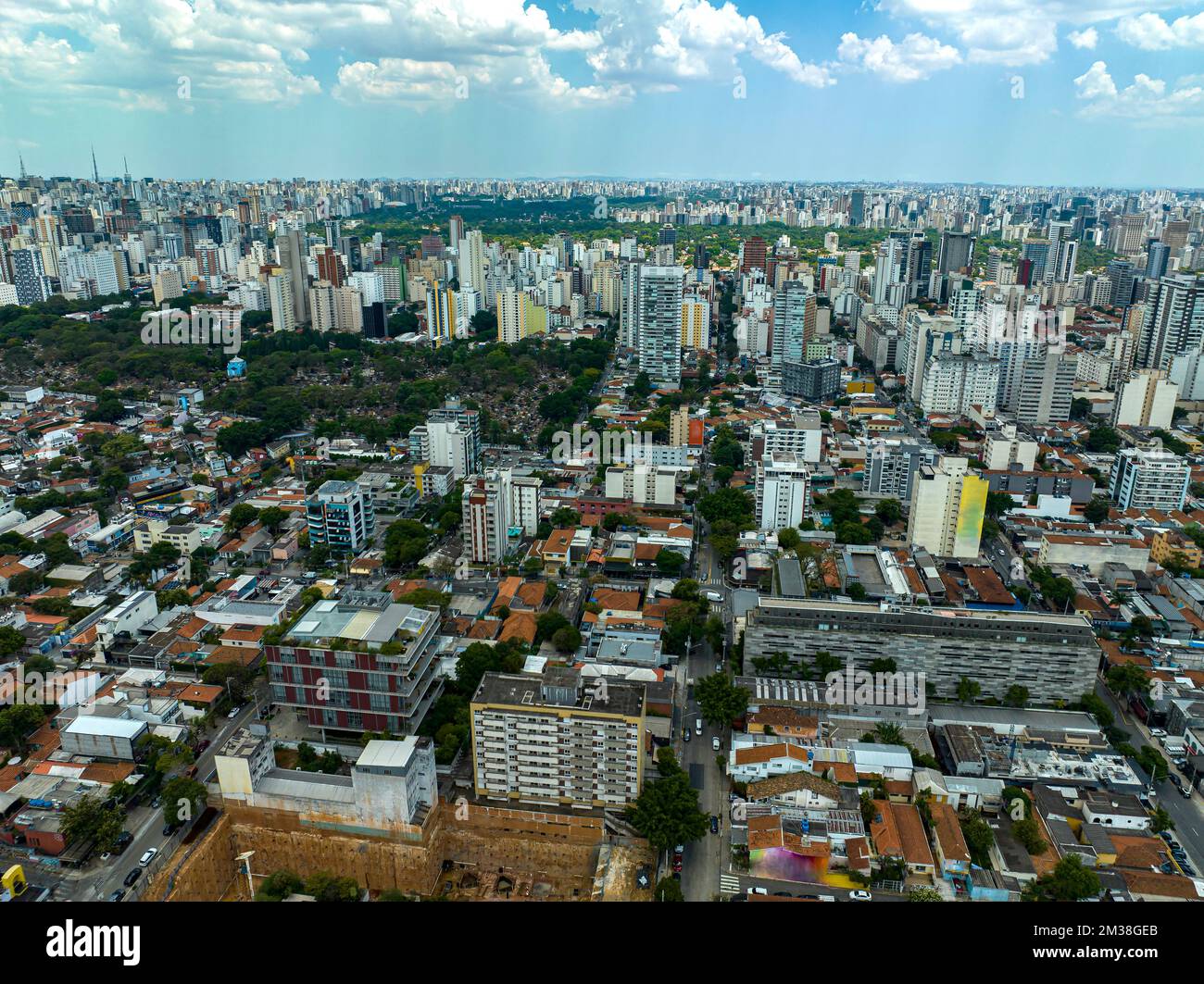 Aerial view of the city of Sao Paulo, Brazil Stock Photo - Alamy