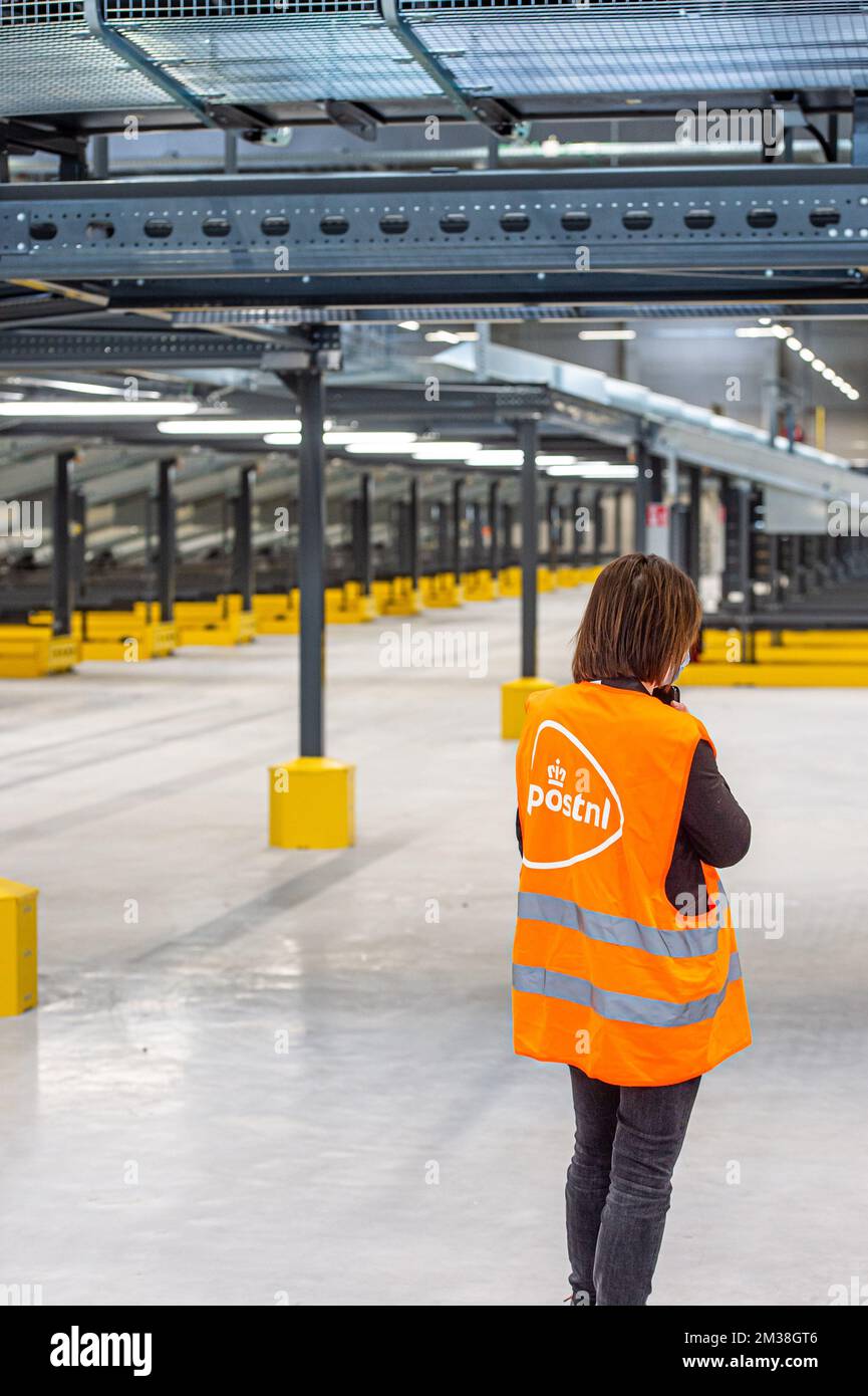 Illustration Picture Taken During The Opening Of PostNL Belgium s First