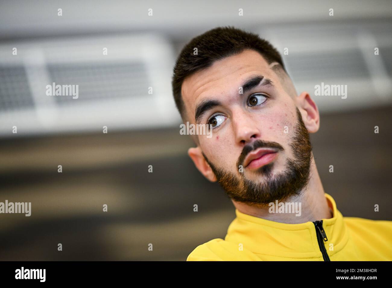 Union's Alejandro Alex Millan pictured during a press conference of ...