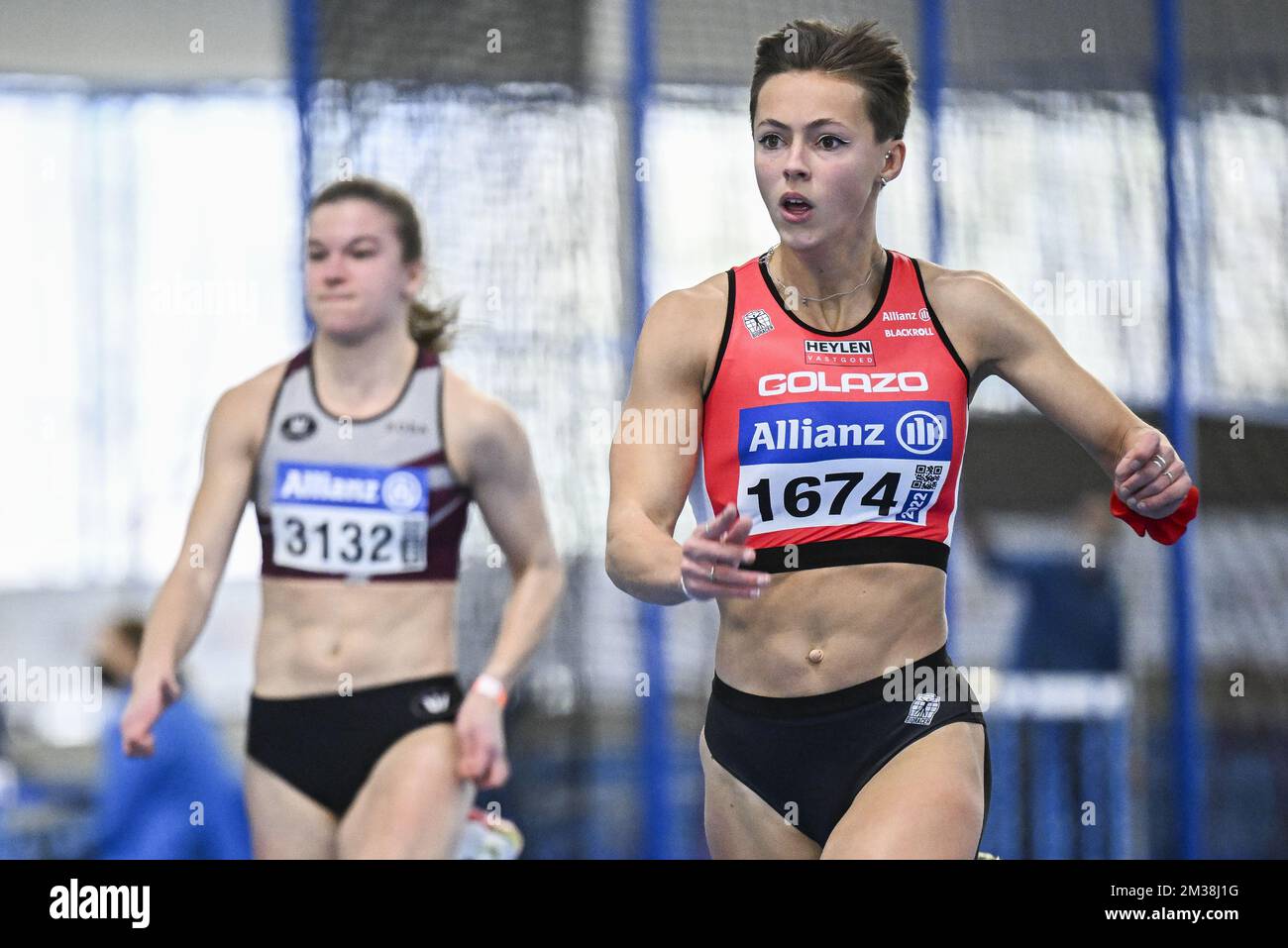 Belgian Rani Rosius pictured in action during the Belgian indoor ...