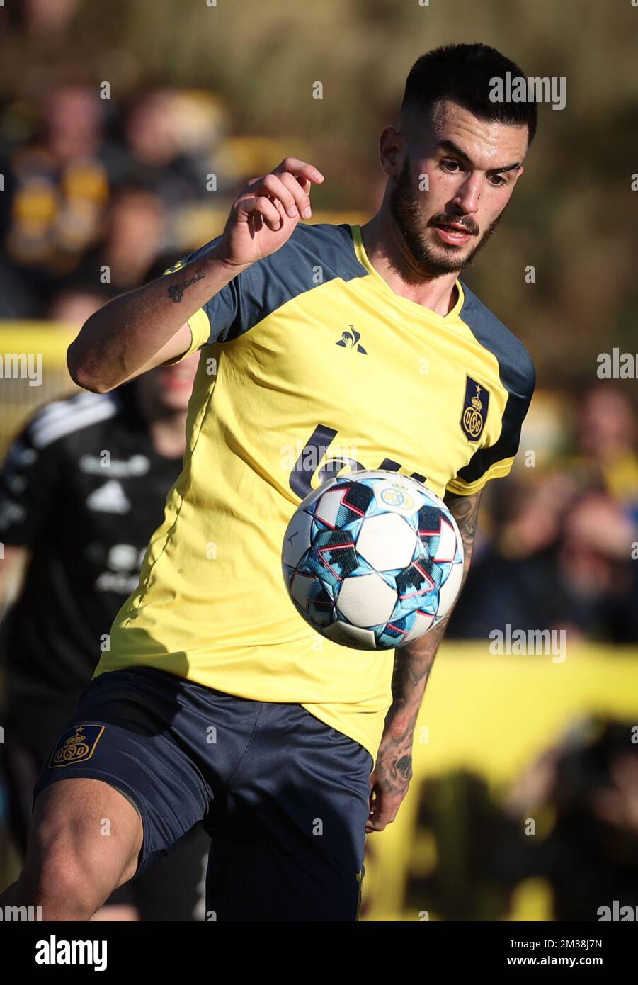 Union's Alejandro Alex Millan pictured in action during a soccer match ...