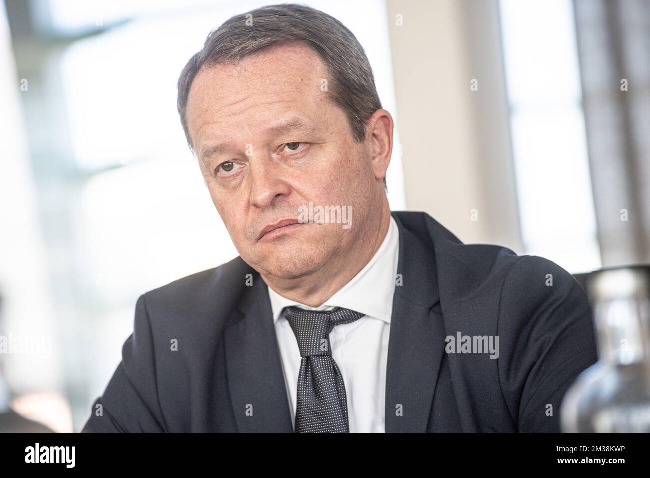 Ackermans and van Haaren CFO Tom Bamelis pictured during a press ...