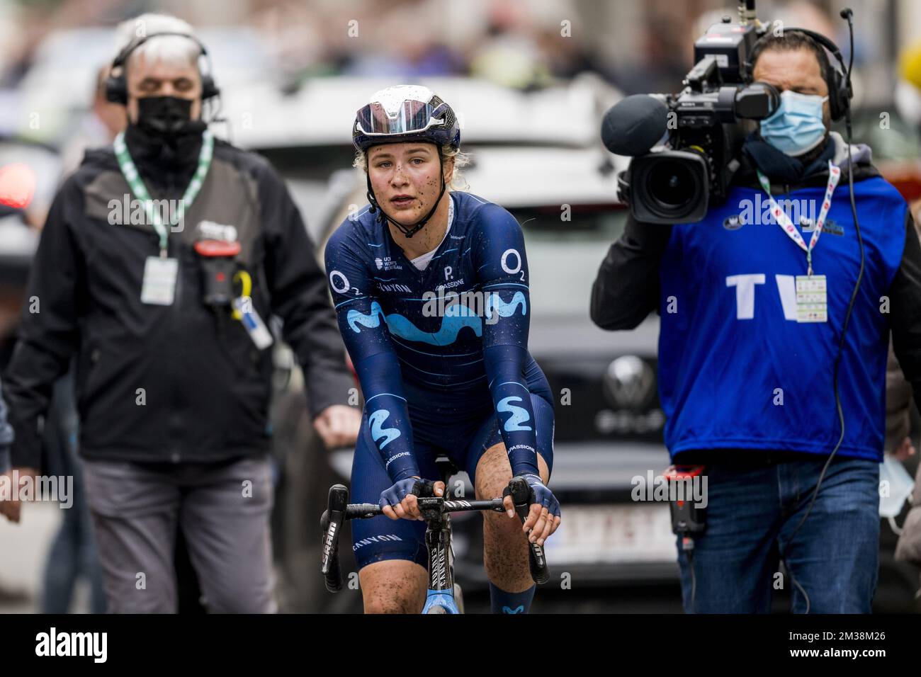 Danish Emma Norsgaard of Movistar Team pictured after winning the Grand ...
