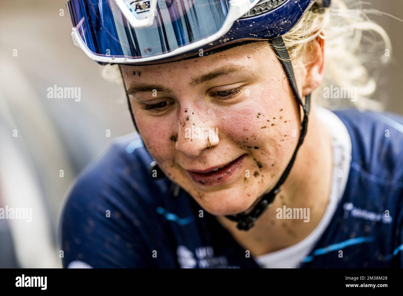 Danish Emma Norsgaard of Movistar Team pictured after winning the Grand ...