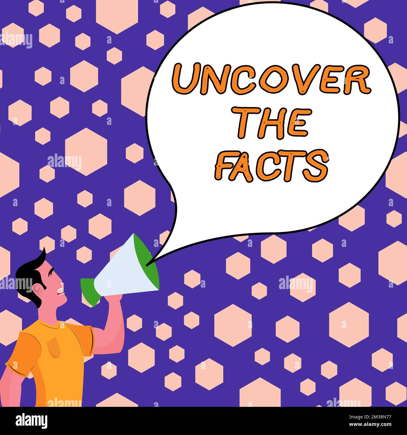 Sign displaying Uncover The Facts. Business idea Find the truth and ...