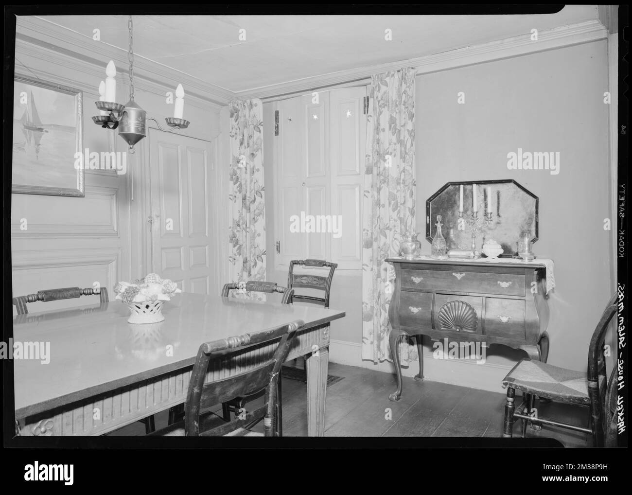 Haskell House, Salem: interior, dining room , Dining rooms. Samuel ...