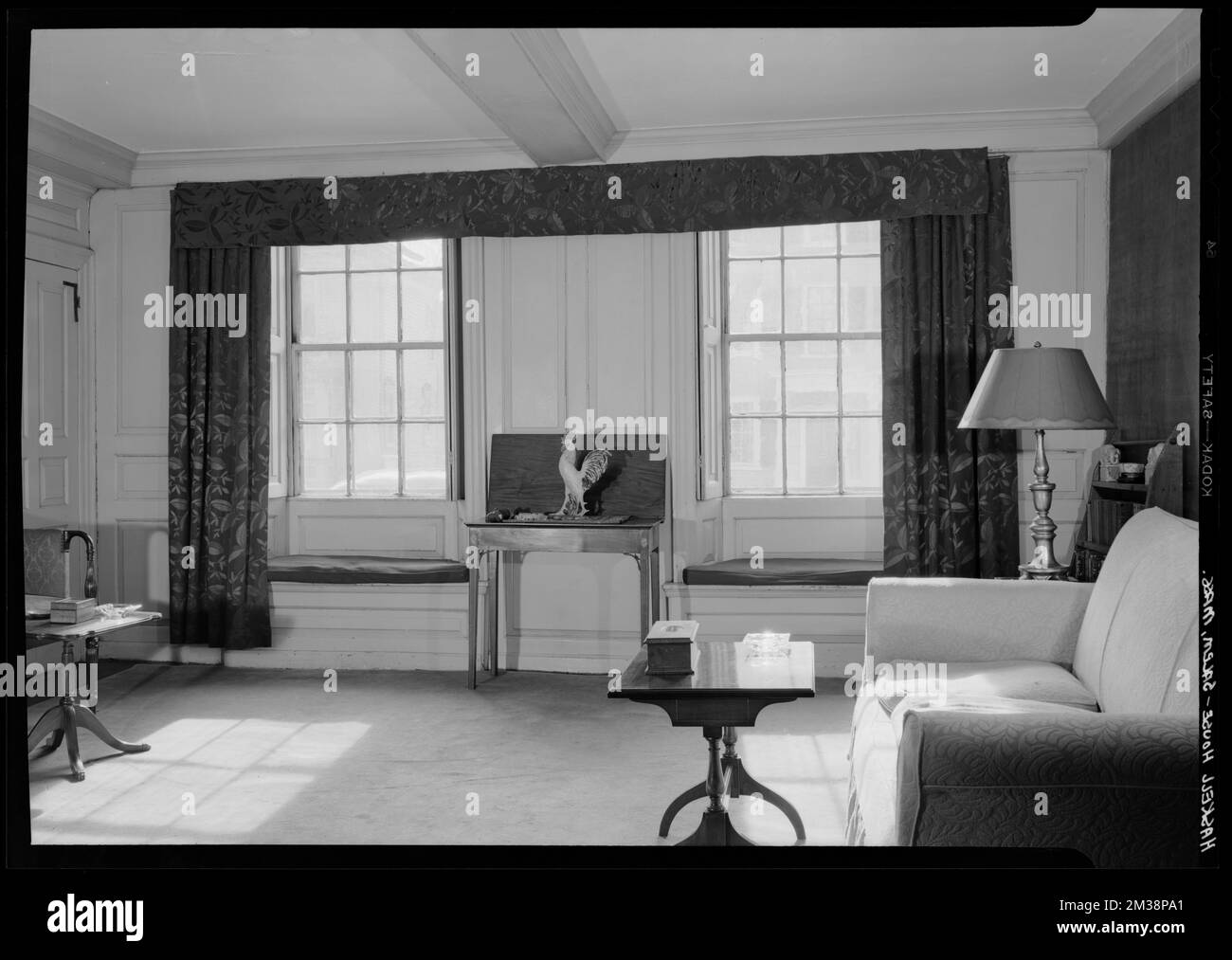 Haskell House, Salem: interior, double windows , Rooms & spaces. Samuel ...
