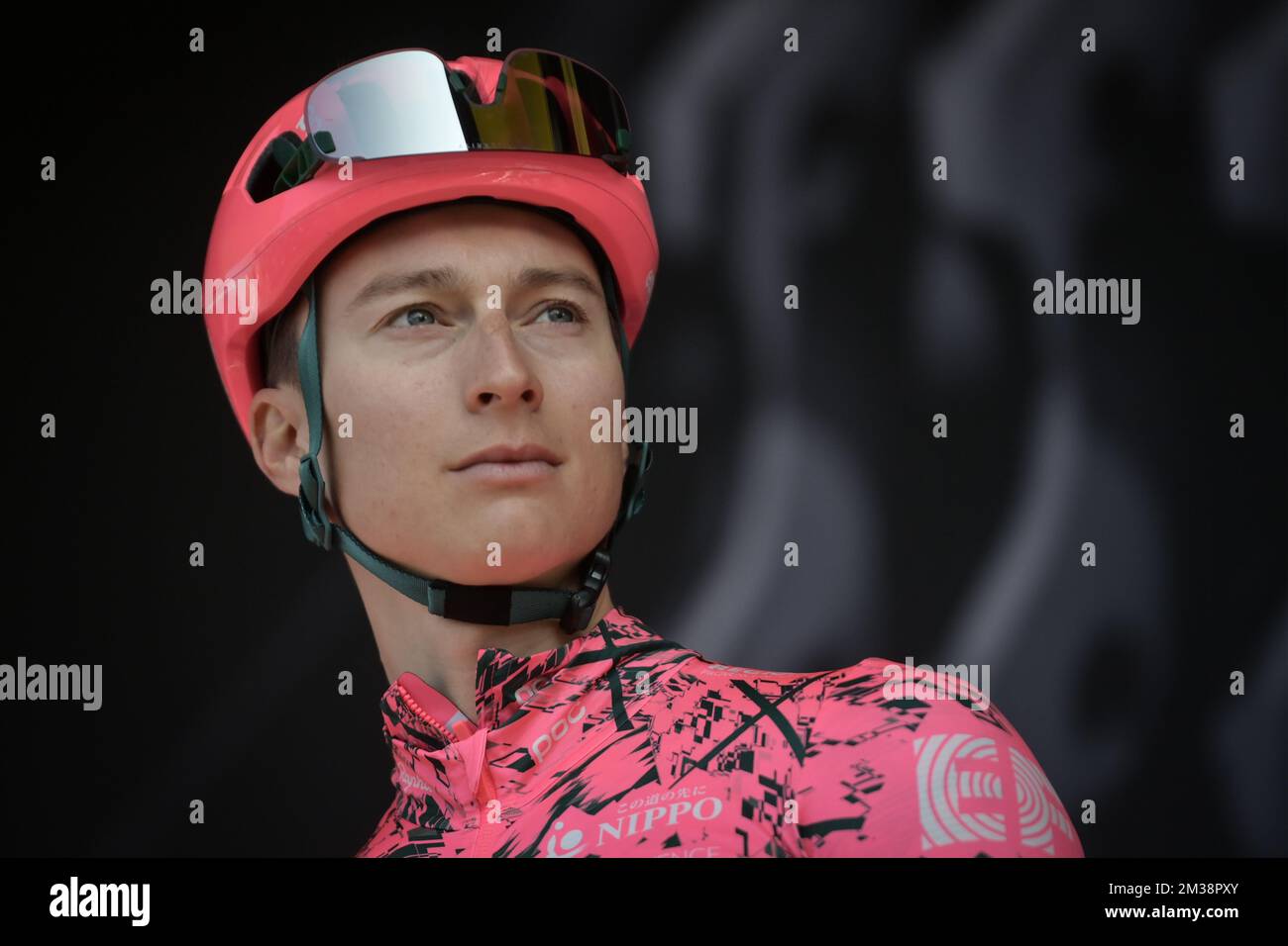 US? Neilson Powless of EF Education-EasyPost pictured at the start of ...