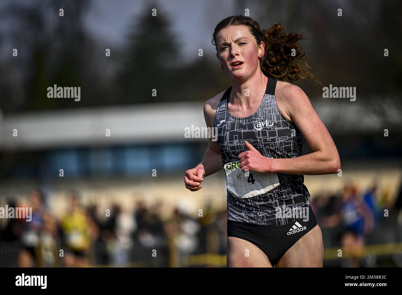 Belgian Lisa Rooms pictured in action during the women's race Brussels ...