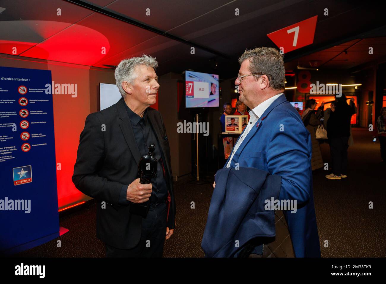 Dutch movie producer Marc van Warmerdam and Oostende Mayor Bart ...