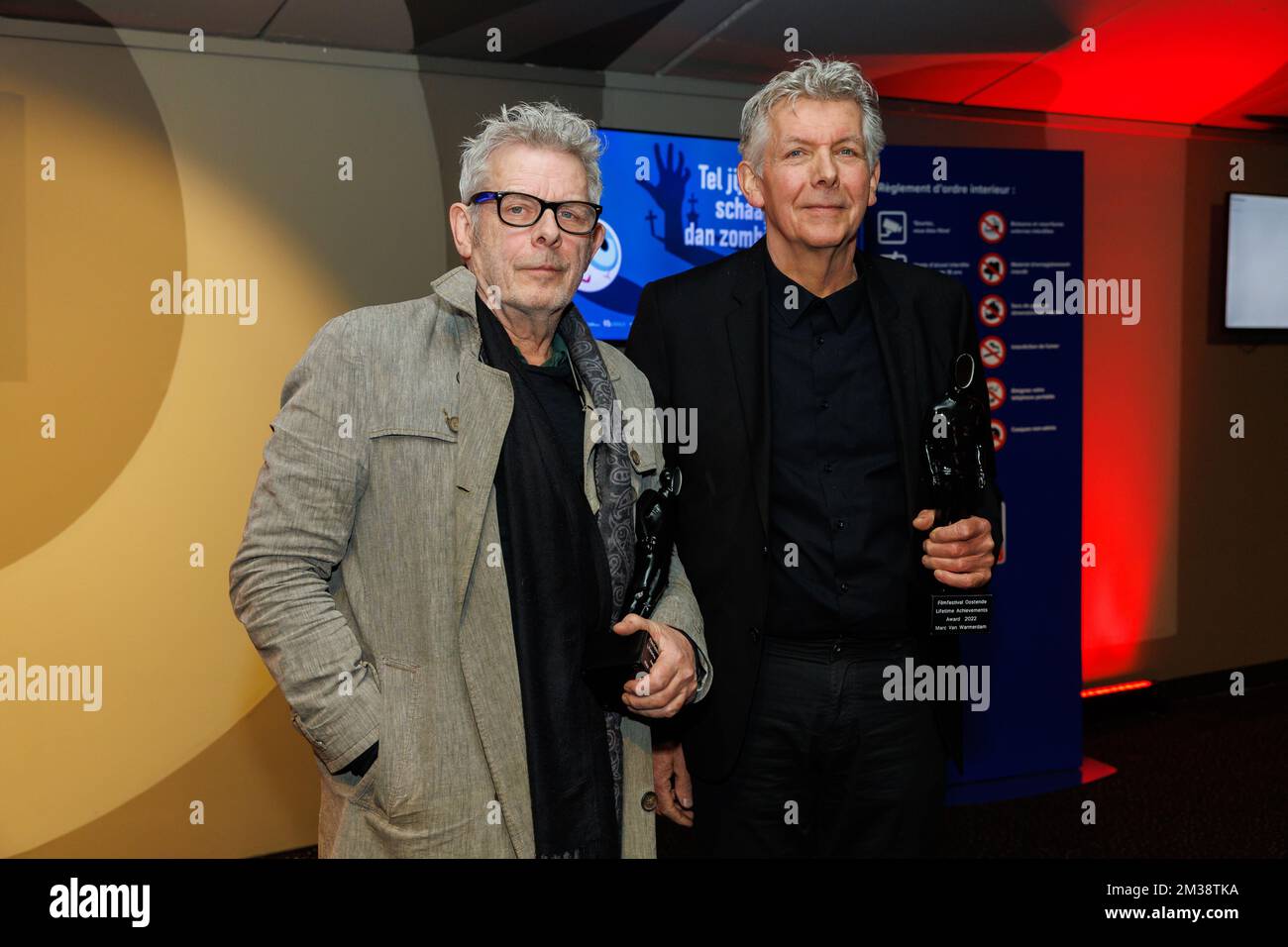 Dutch director Alex van Warmerdam and his brother, movie producer Marc ...