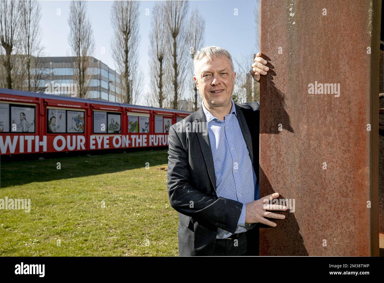 New rector ad interim Jan Danckaert poses for the photographer at the ...
