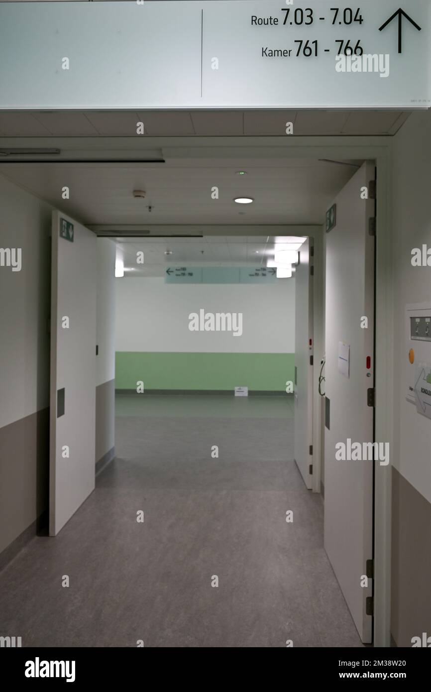 Illustration shows a press moment of Hospital Network Antwerp ...