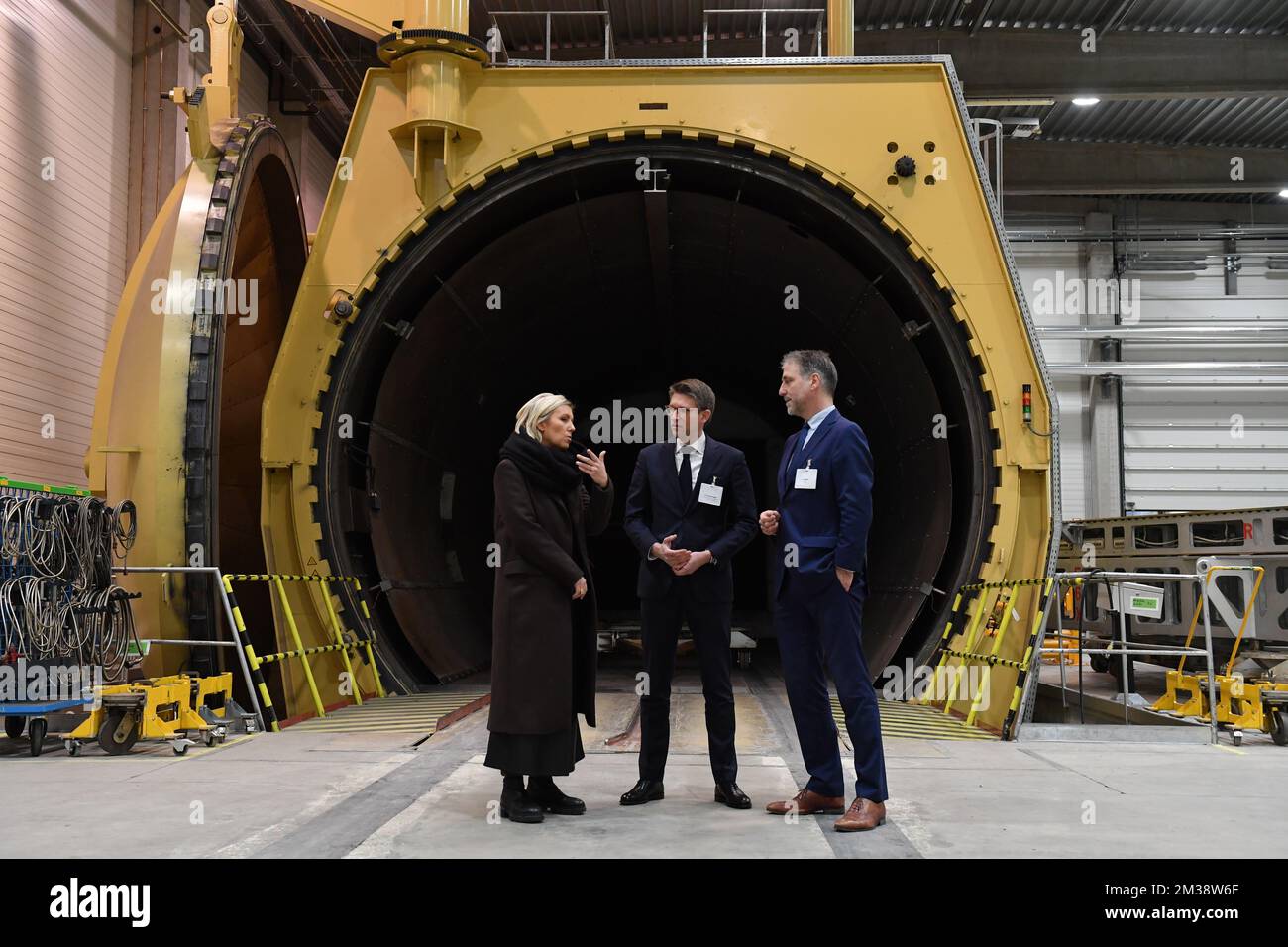 Defence minister Ludivine Dedonder, Vice-prime minister and minister of ...