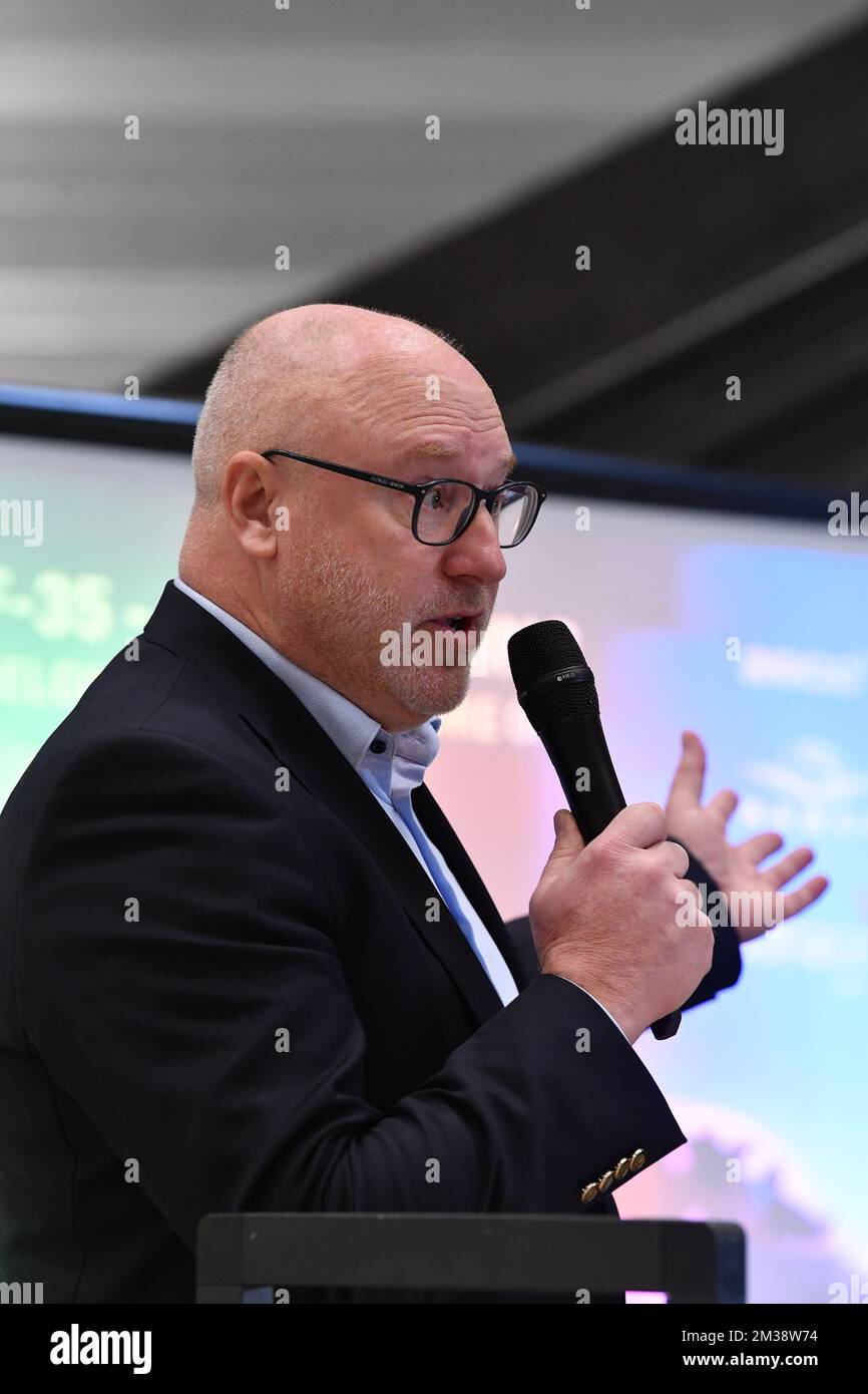 Stephan De Koninck - General Manager - SABCA Limburg pictured during ...