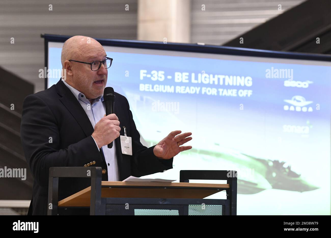 Stephan De Koninck - General Manager - SABCA Limburg pictured during ...