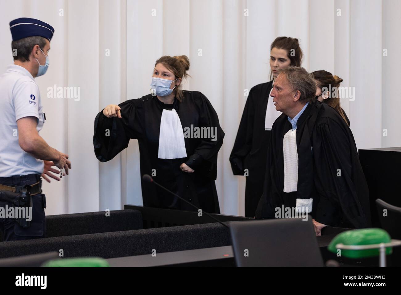 Illustration picture shows the first day of the assizes trial of Dennis ...