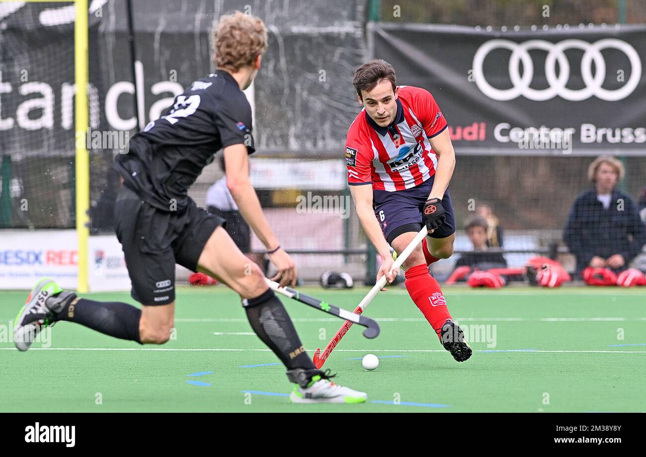 Leopold's Dylan Englebert pictured in action during a hockey game ...