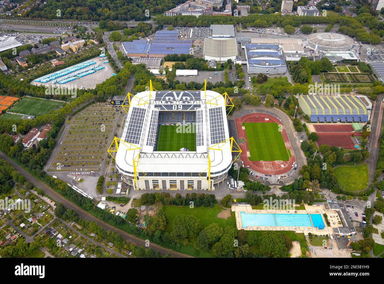 Rote erde stadium at signal iduna park soccer stadium hi-res stock ...