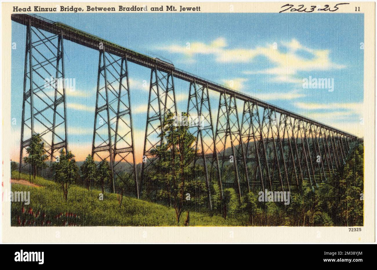 Head Kinzua Bridge, between Bradford and Mt. Jewett , Bridges, Tichnor ...