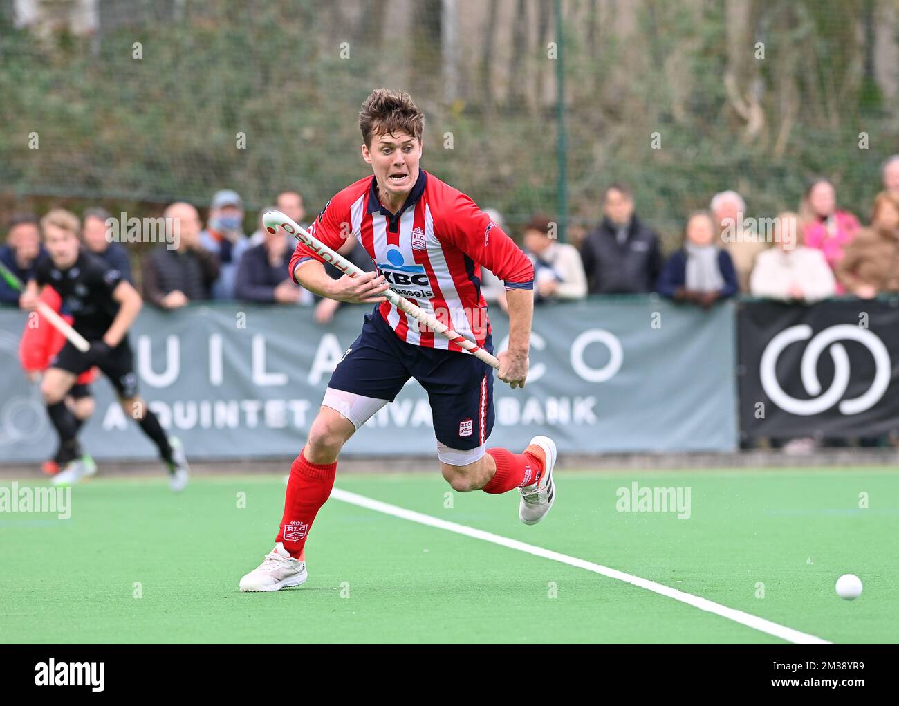 Leopold's Tom Boon pictured in action during a hockey game between ...