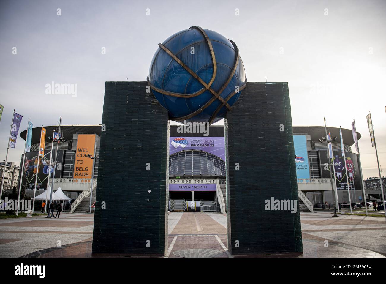 Illustration picture shows the Stark Arena ahead of the IAAF World ...