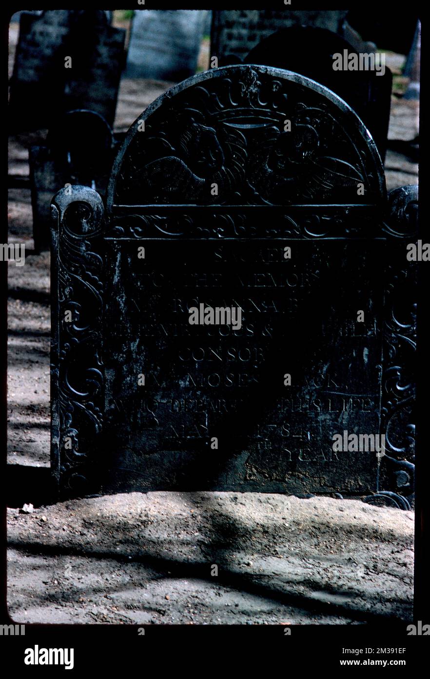 Headstone of Rosanna Black, d. 1784, Granary Burying Ground, Boston ...