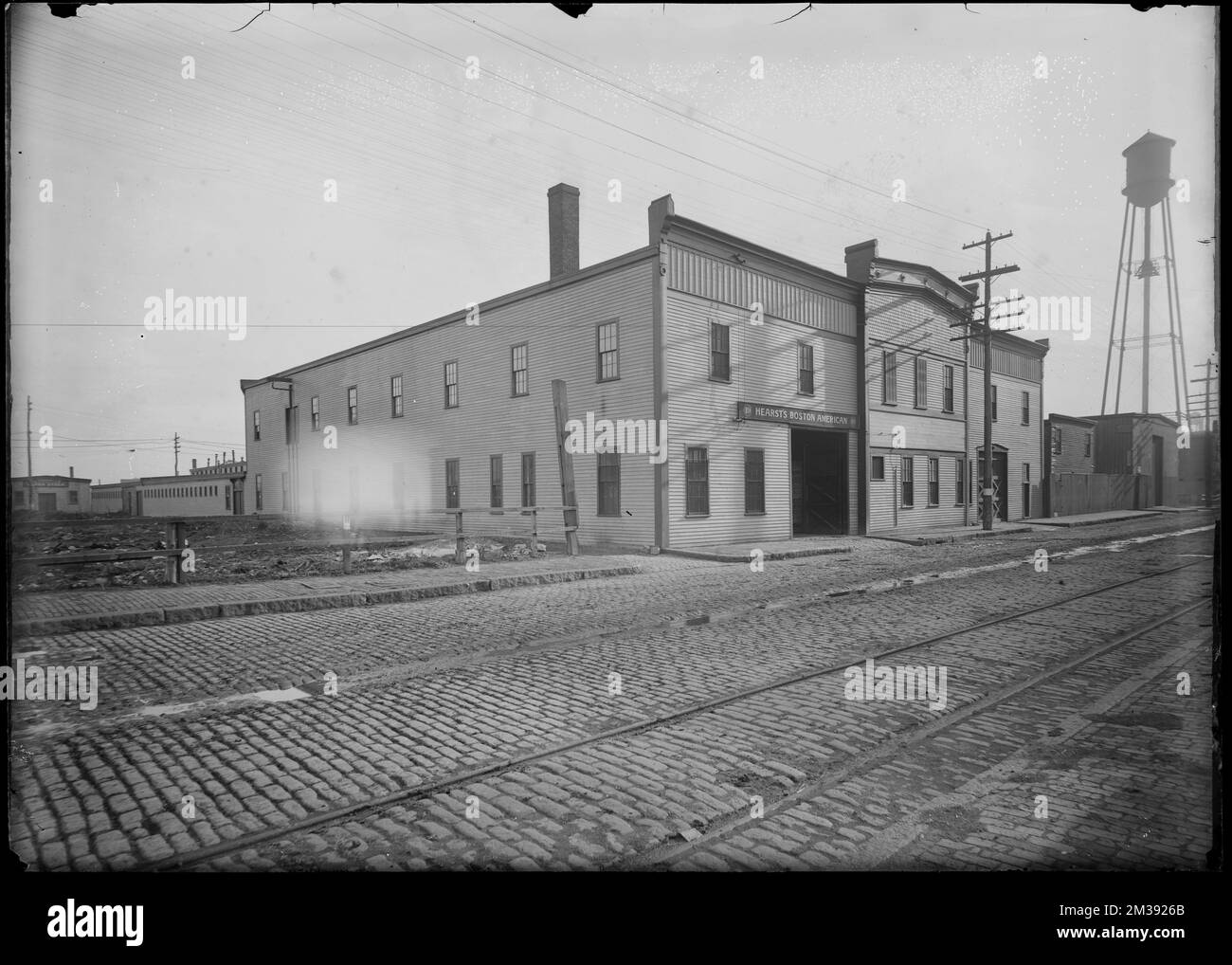 Hearst's Boston American , Industrial facilities, Newspaper industry ...