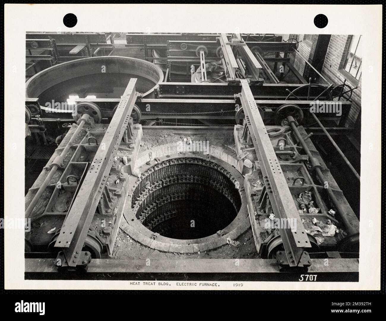 Heat treat bldg. electric furnace , Armories, Ordnance industry ...