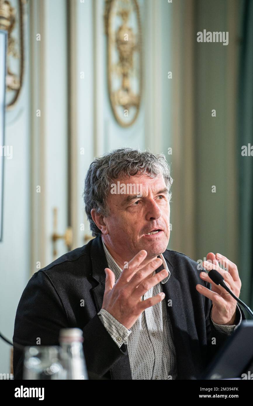 Ringland's Peter Vermeulen pictured during a press conference of the ...