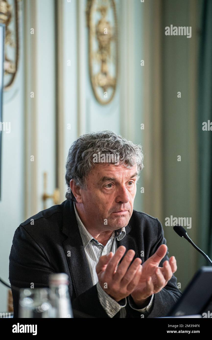 Ringland's Peter Vermeulen pictured during a press conference of the ...