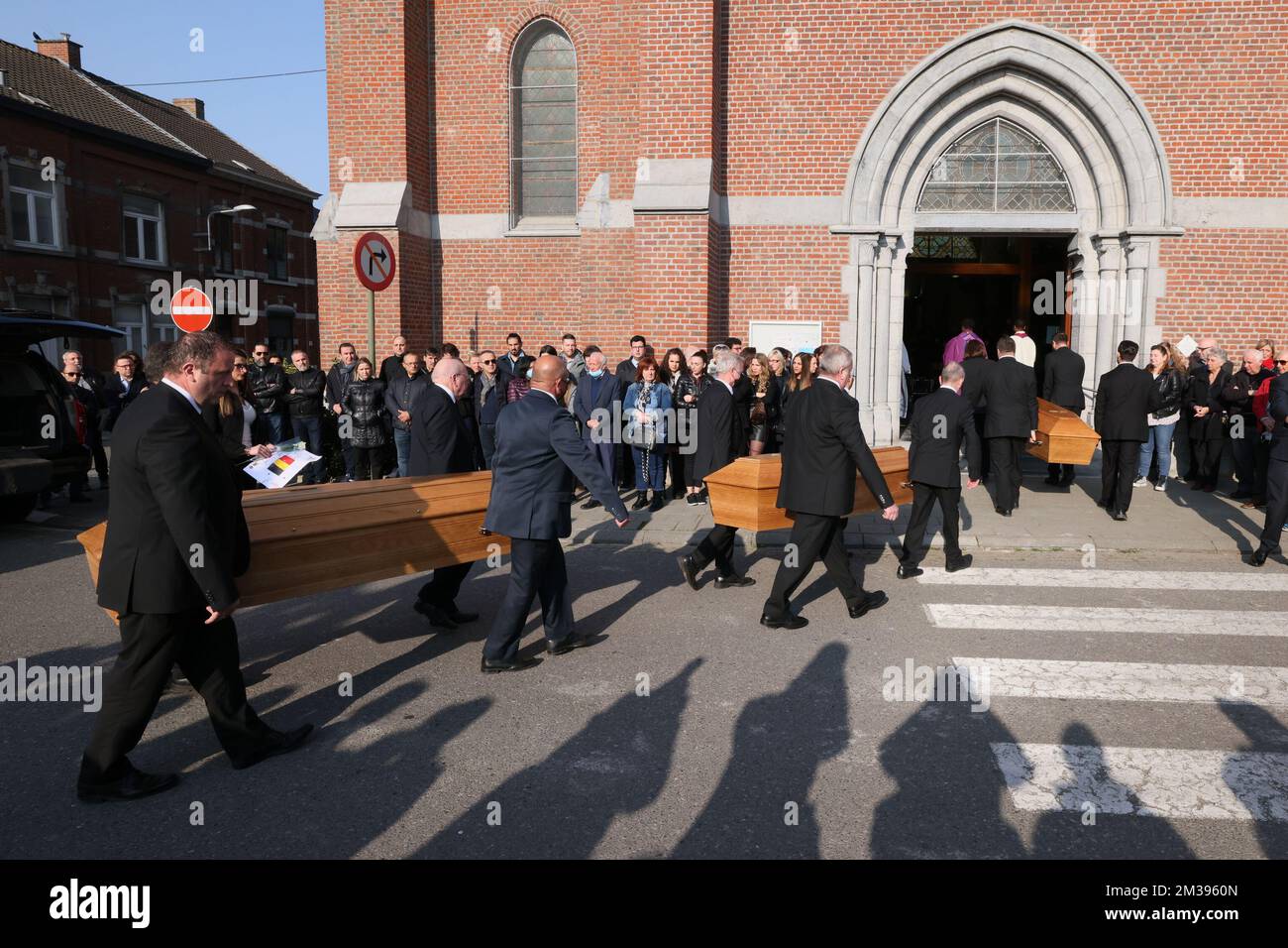 Illustration picture taken during the funeral of Vito Mario Cascarano ...