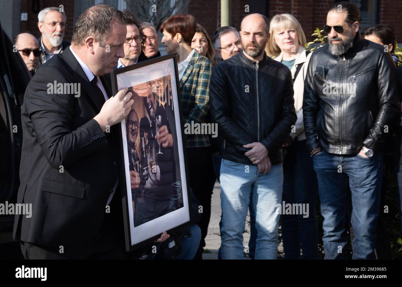 Illustration picture taken during the funeral of Vito Mario Cascarano ...