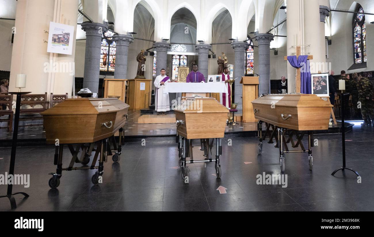Illustration picture taken during the funeral of Vito Mario Cascarano ...