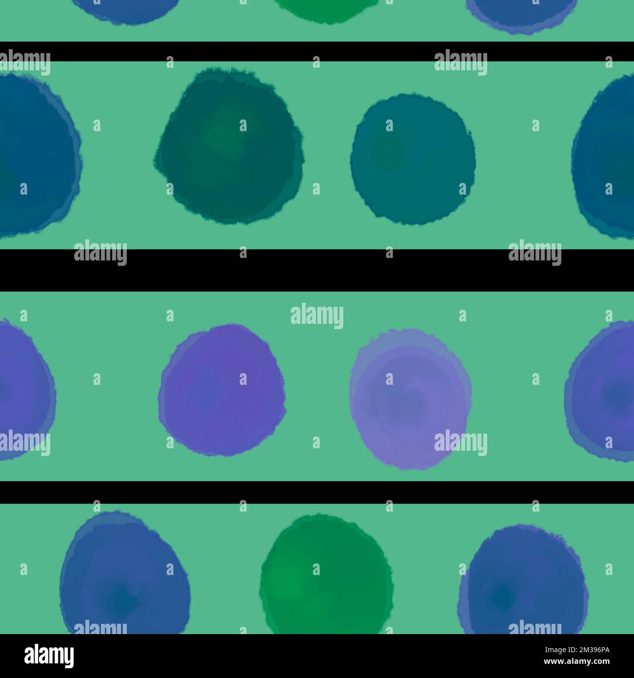 Abstract circle seamless watercolor paint polka dots pattern for ...