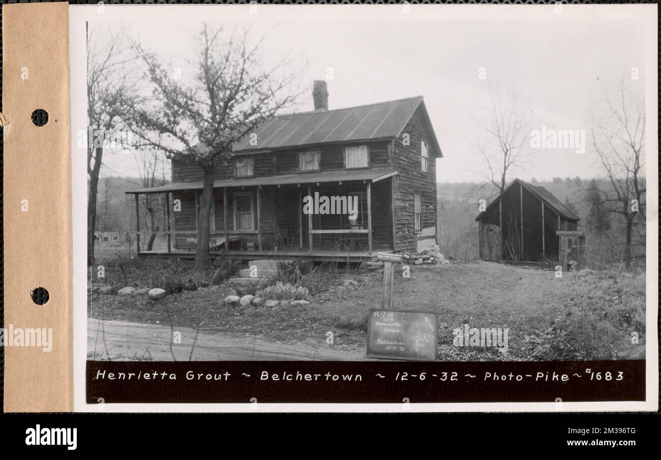Henrietta Grout, homeplace, Belchertown, Mass., Dec. 6, 1932 : Parcel ...
