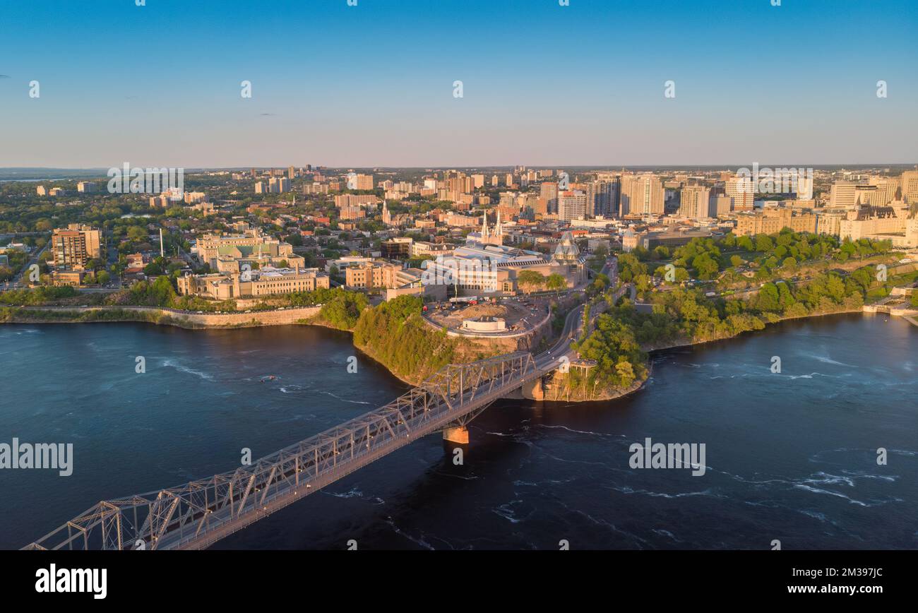 Parliament hill ottawa aerial hi-res stock photography and images - Alamy