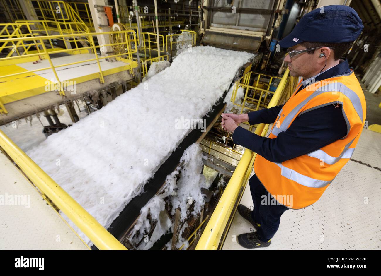 Illustration picture taken during the inauguration of Knauf Insulation ...