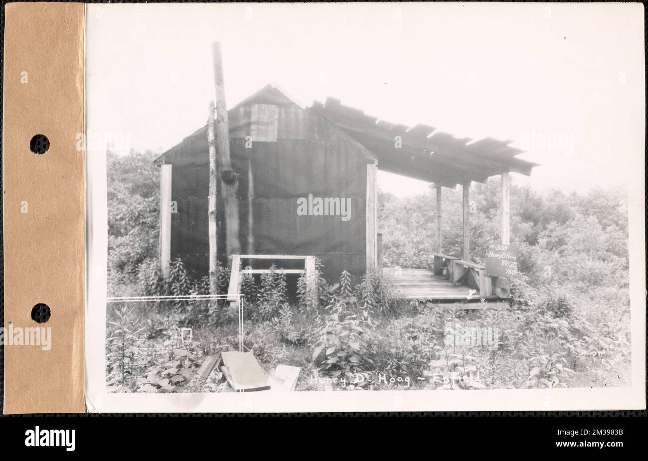 Henry D. Hoag, camp, Enfield, Mass., July 2, 1928 : Parcel no. 308-17 ...