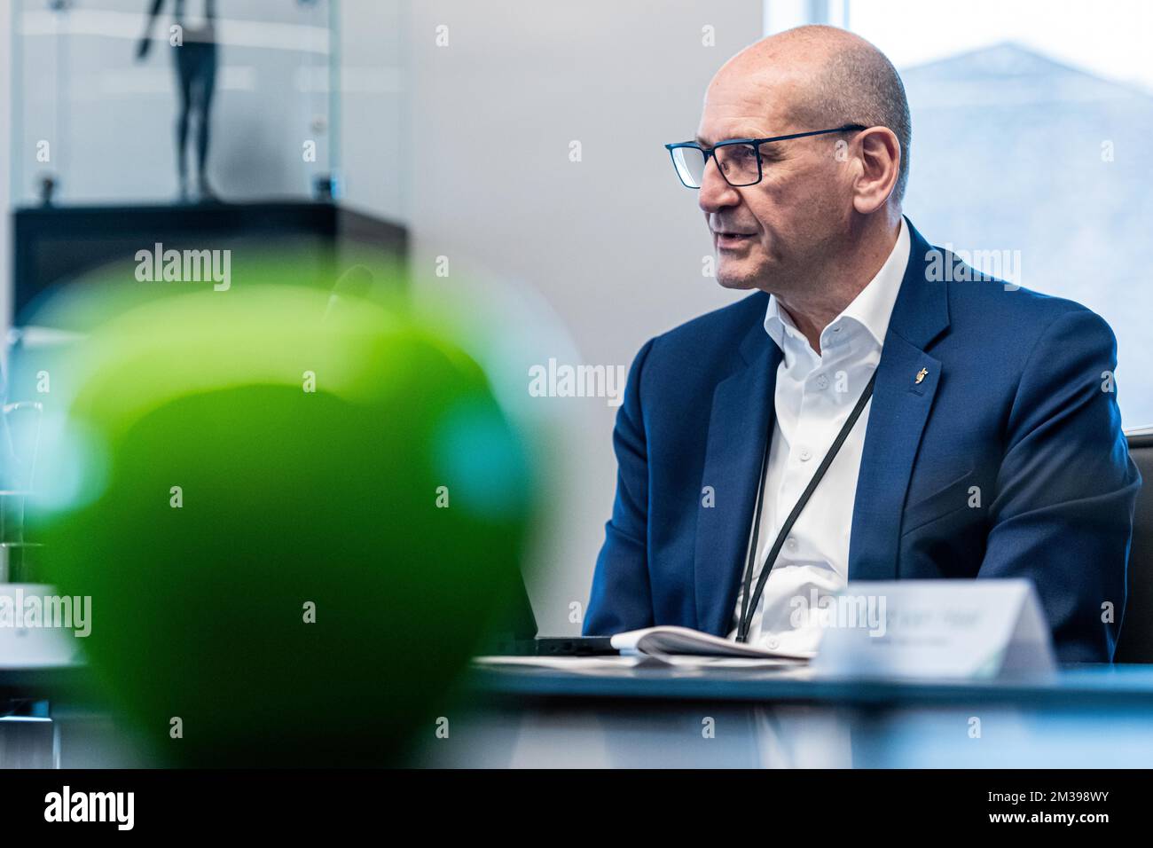 Argenta CEO Marc Lauwers pictured during a press conference to present ...