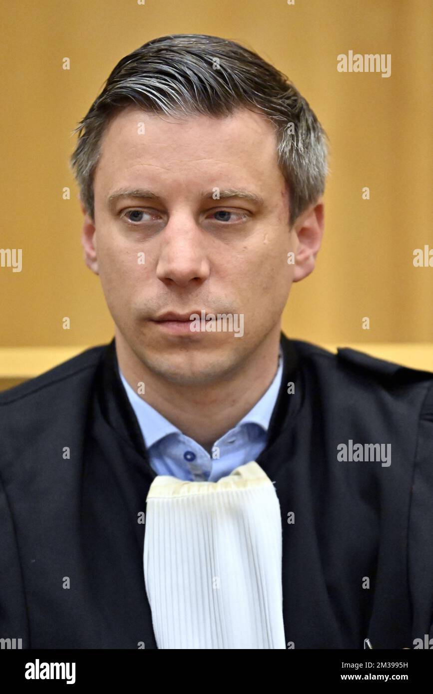 Lawyer Hans Valkenborg defending one of the accused pictured during a ...