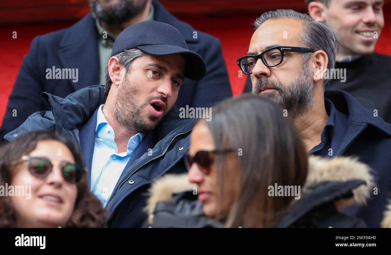 '777 Partners' Josh Wander pictured before a soccer match between ...