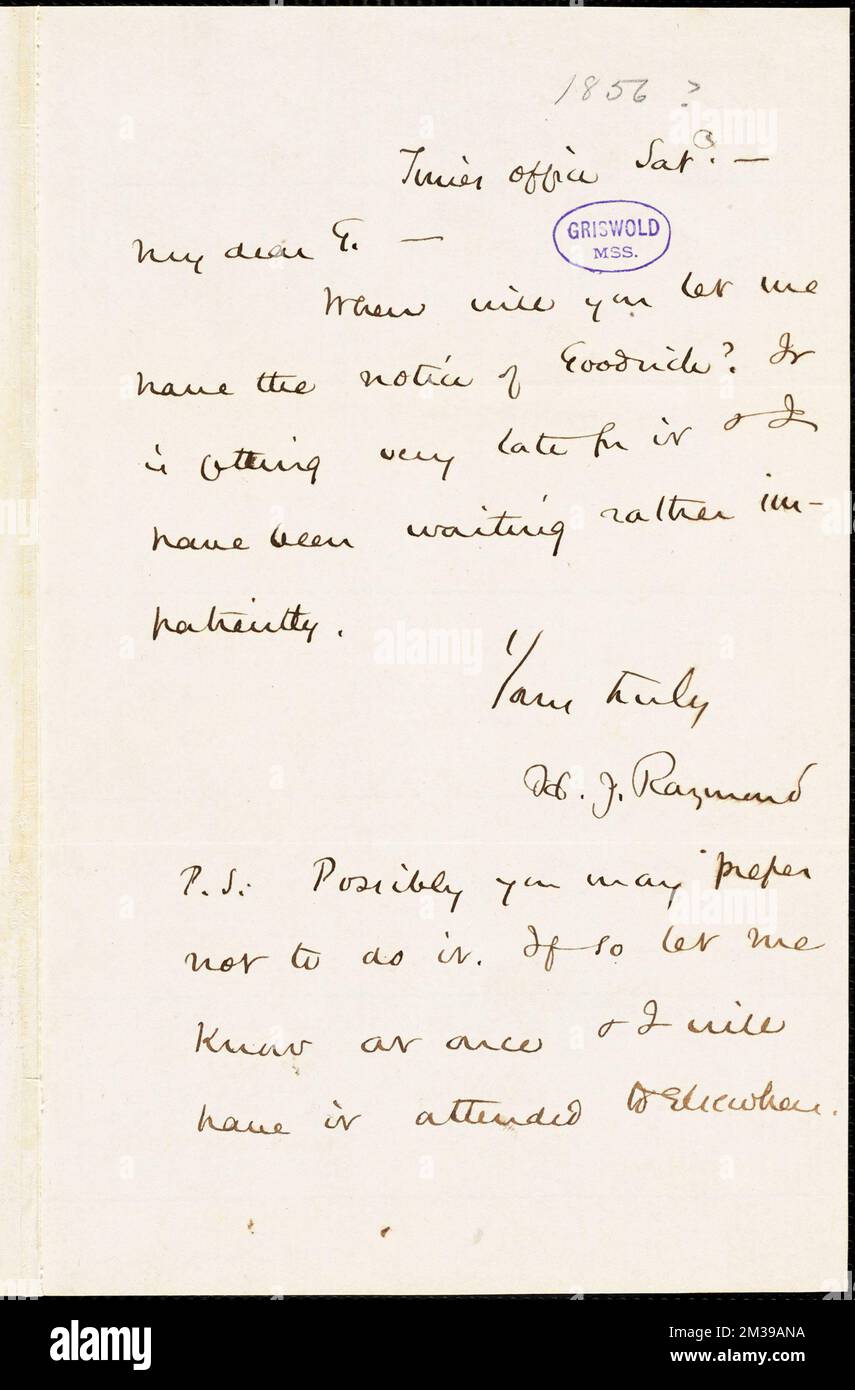 Henry goodrich hi-res stock photography and images - Alamy