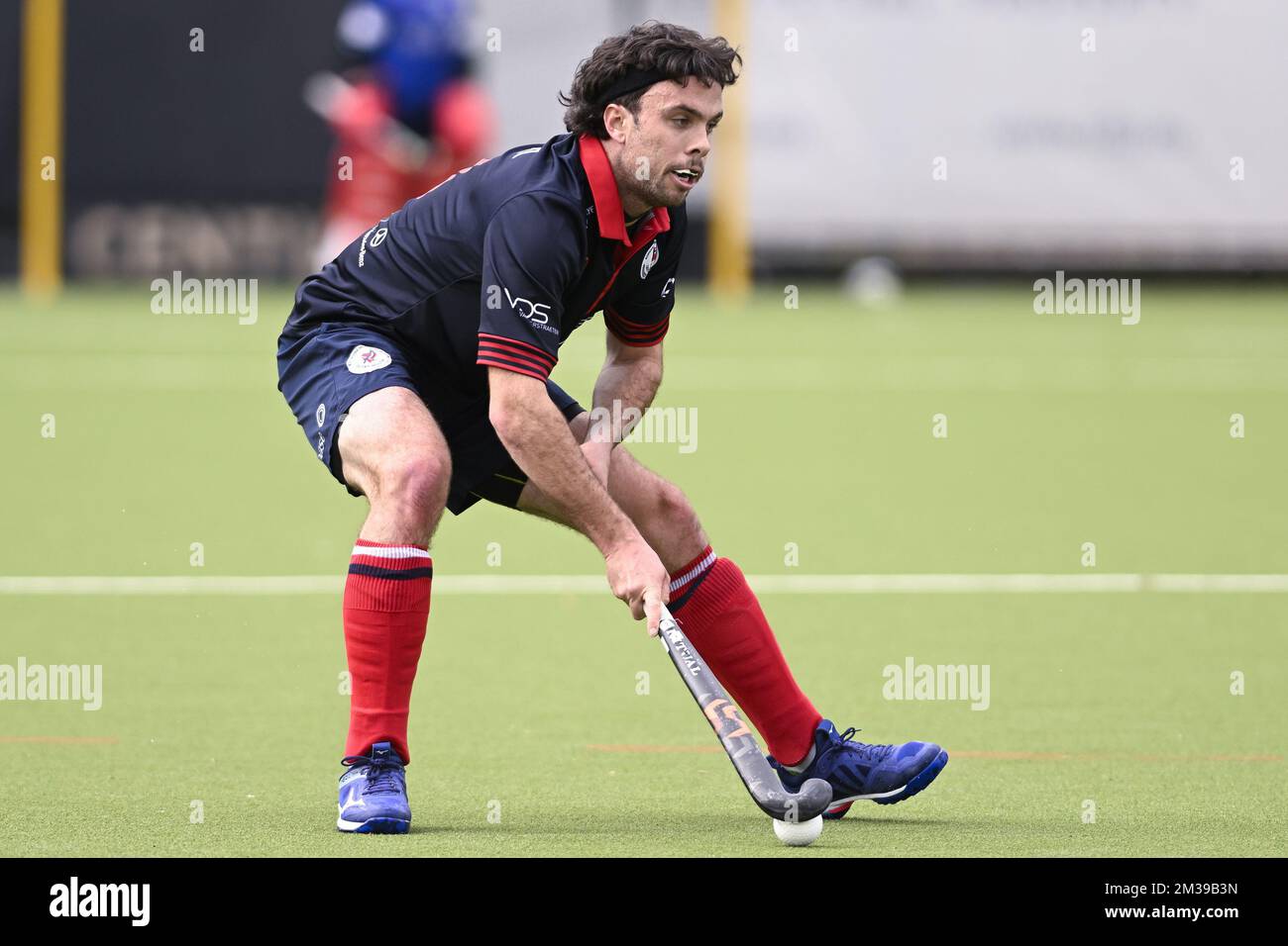 Leuven's Daragh Walsh pictured in action during a hockey game between ...