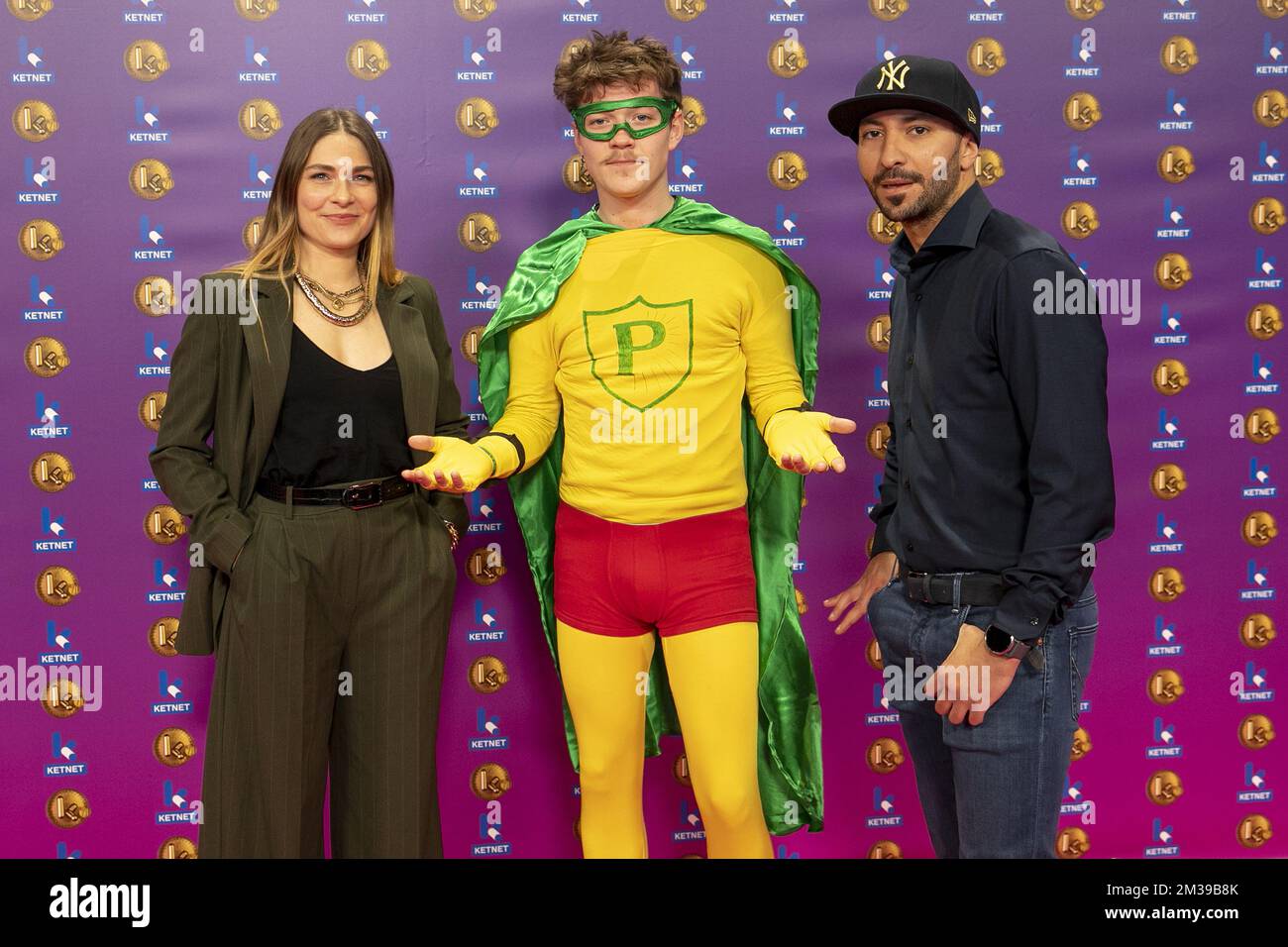 Lauren Muller, Bram Spooren and Nawfel Bardad-Daidj pictured during the ...