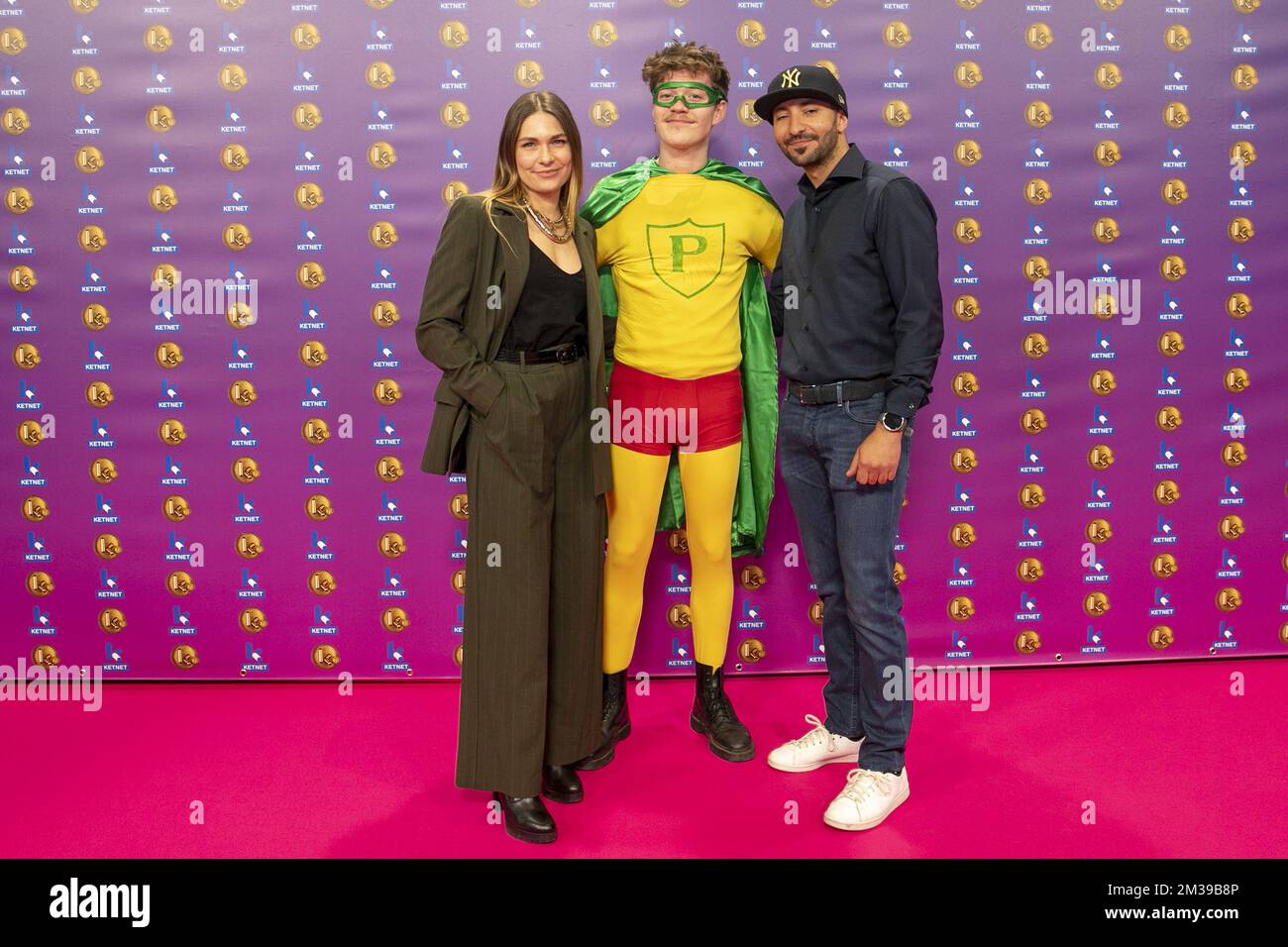 Lauren Muller, Bram Spooren and Nawfel Bardad-Daidj pictured during the ...
