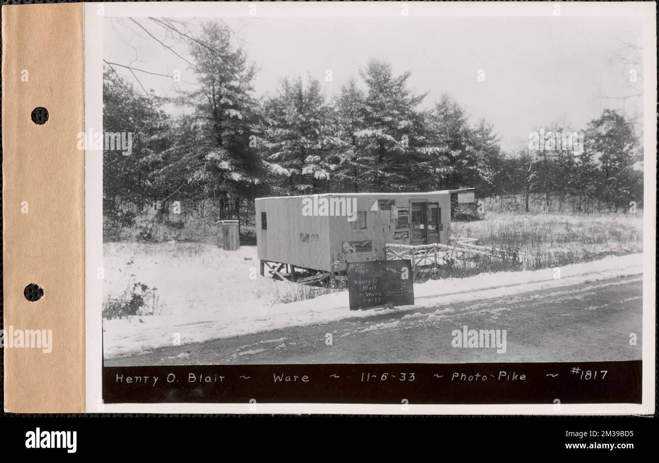 Henry O. Blair, store, Ware, Mass., Nov. 6, 1933 : Parcel no. 210-2 ...